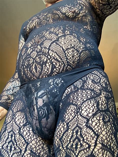 Its Raining Willi Is Wearing A Sexy Black Lace Jumpsuit 6 Pics