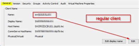 Rename Commserves Clientname Community