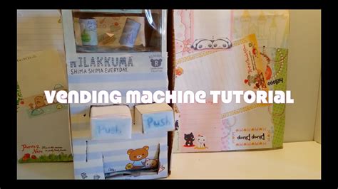 Homemade Vending Machine Tutorial Youtube