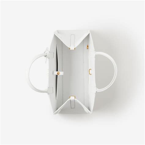 Mini Frances Bag In Optic White Women Burberry® Official