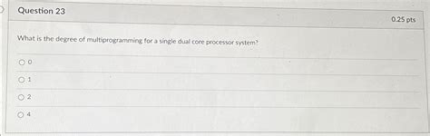 Solved Question 23025 ﻿ptswhat Is The Degree Of