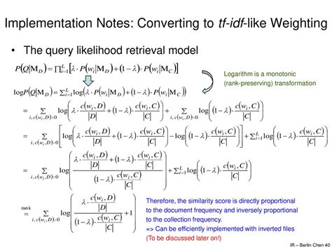 Language Models For Information Retrieval Ppt Download