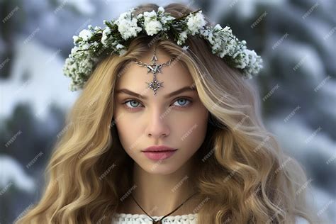 Premium Ai Image Winters Embrace Solstice Elegance