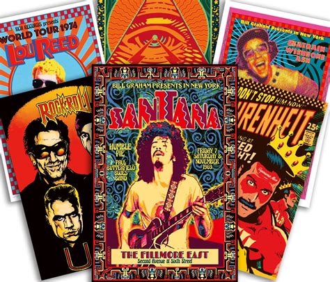 Classic Rock Concert Posters