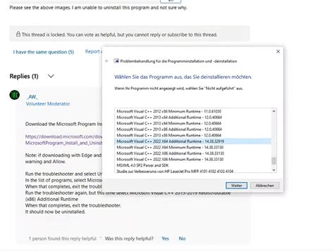 Cannot Installuninstall Visual C 2015 2022 Page 4 Windows 10 Forums