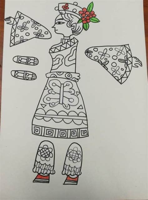 儿童皮影人物简笔画 儿童皮影人物简笔画卡通图片 苗苗知道