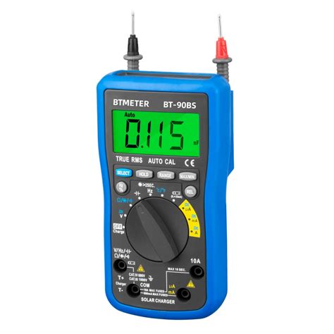 Btmeter Bt 90bs Solar Rechargeable Digital Multimeter