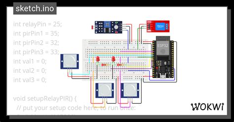 Gabungan Led Wokwi Esp32 Stm32 Arduino Simulator