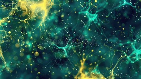 Artistic Neural Network Visuals With Vibrant Colors And Intricate Patterns For A Futuristic