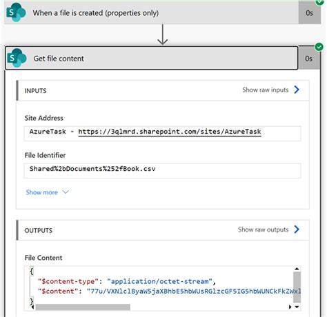 How To Get Csv File Content Stored In Sharepoint Online Using Power Automate