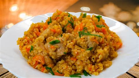 Как вкусно приготовить БУЛГУР с мясом и овощами I Рецепты Алины Youtube