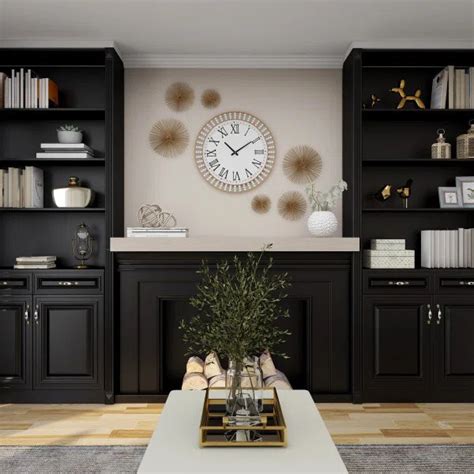 Home Decor Round Metal Wall Clock Gkw Retail
