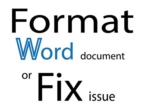 Microsoft Word Formating Issue Fixing Problem Upwork