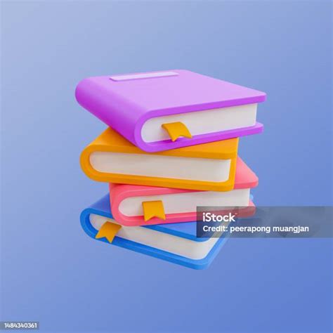 3d 최소 개학 개념입니다 교육 학습 및 읽기 개념입니다 책 더미 3d 렌더링 그림입니다 0명에 대한 스톡 사진 및 기타 이미지