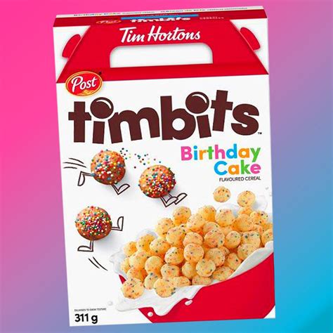 Tim Hortons Timbits Birthday Cake Torta ízű Gabonapehely 311g Glamihu