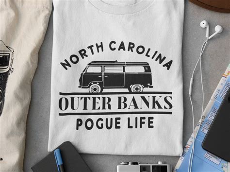 Outer Banks North Carolina SVG PNG PDF Pogue Life Svg Obx Van Svg North Carolina Svg Obx Life