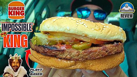 Burger King® Impossible King Review 🍔👑🤷👑 Theendorsement Youtube