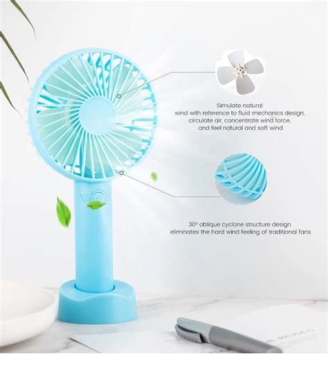 Mini Portable Handfan Usb Rechargeable Cooling Fan