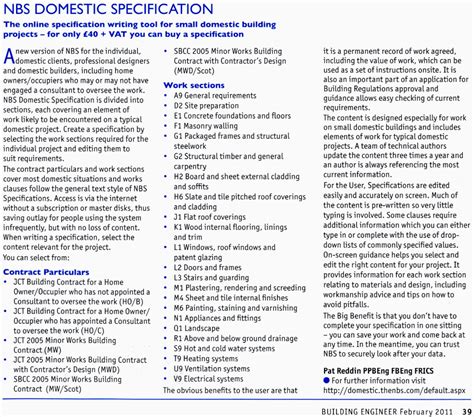 Construction Code Blog About Digital And The Nbs Platforms From Stephen Hamil Nbs Domestic