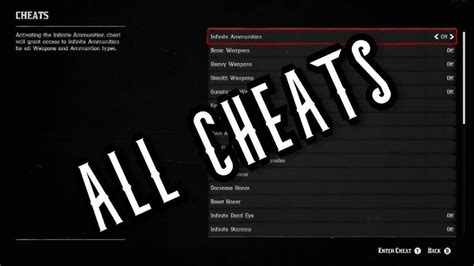 Red Dead Redemption Cheats How To Unlock Use Rdr2 Cheats 53 Off