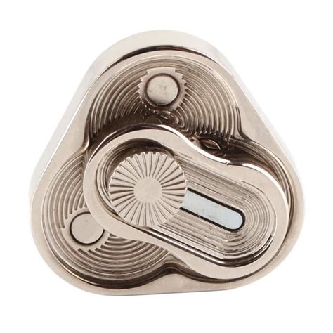 Keenso Jouet De Curseur De Rotation De TDAH Fidget Slider Rotation Metal Fidget Block EDC