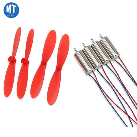 X DIY DC V RPM Hollow Cup Coreless High Speed Motor With X MM Propeller Cw CCW
