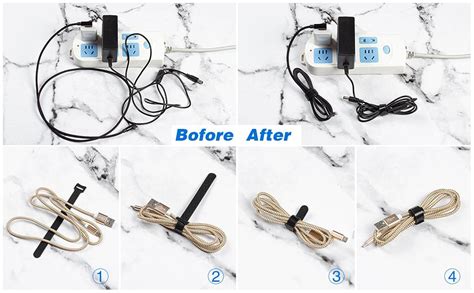 Oneleaf 80pcs Reusable Cable Ties Black Adjustable 6 Inch