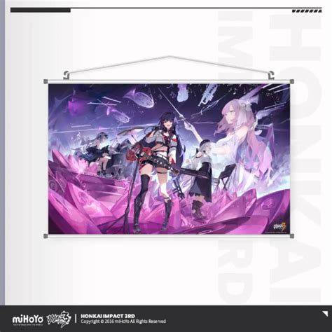 Honkai Impact 3rd Dreamy Euphony Concert Hanging Canvas ACGN Merch Shop