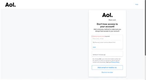 How To Change Your AOL Mail Password