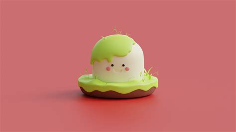 cute 3d modeling blender tutorial by ksenia starkova behance