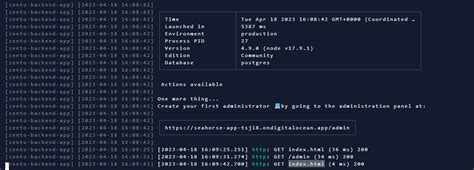 after deploy i can t access admin page questions and answers