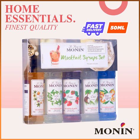Monin Premium Syrup Set Miniature 50ml X 5