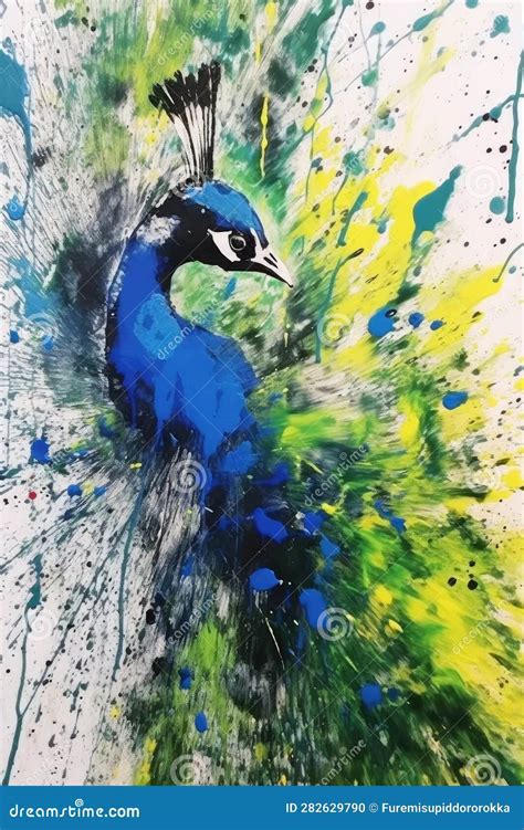 Peacock Form And Spirit Through An Abstract Lens Dynamic And