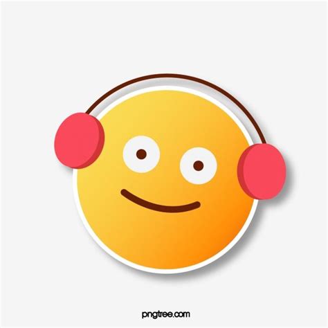 귀여운 듣는 음악 채팅 이모티콘 팩 아름다운 채팅 이모티콘 어린이 Png 일러스트 및 벡터 에 대한 무료 다운로드