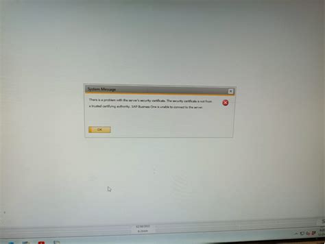 Solved Security Certificate Is Not From A Trusted Certify Sap Community