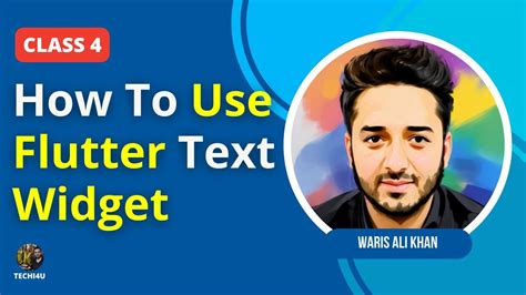 Flutter Tutorial For Beginners How To Use Text Style Widget In Flutter Youtube