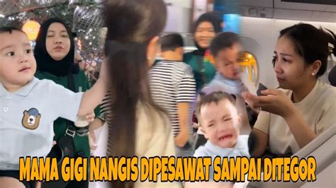RAFATHAR CIPUNG NANGIS DI BANDARA DITINGGAL MAMA PAPA KE MADRIB