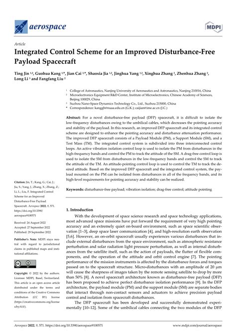 Pdf Integrated Control Scheme For An Improved Disturbance Free