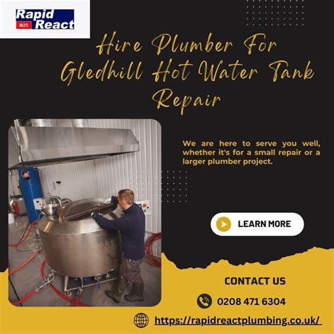 Hire Plumber For Gledhill Hot Water Tank Repair Rapid React Medium