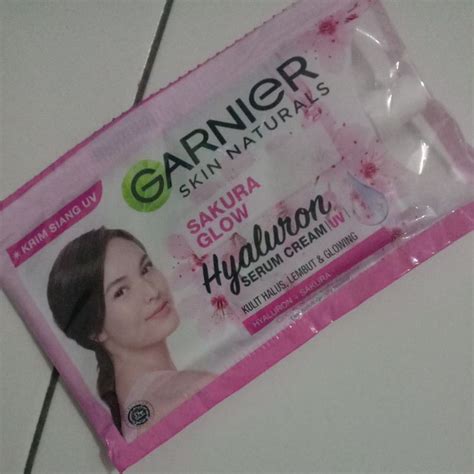 Jual GARNIER SAKURA GLOW HYALURON SERUM CREAM Shopee Indonesia