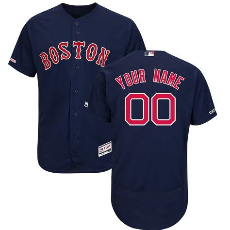 Mens Boston Red Sox Majestic Alternate Navy Flex Base Authentic