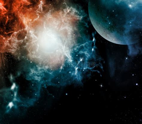 Вселенная иллюстрация штока иллюстрации насчитывающей звезды 51444367