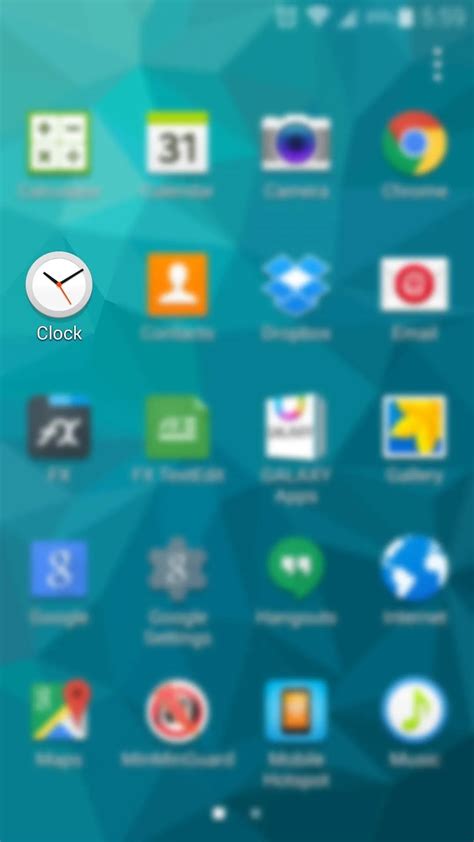 how to make android s clock app open directly to the alarm tab