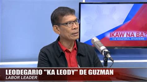 Leody De Guzman Wants Confidential Intel Funds For Civilian Agencies