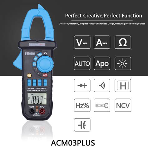 Digital Clamp Meter Dc Ac Current 400a Ammeter Vol Grandado