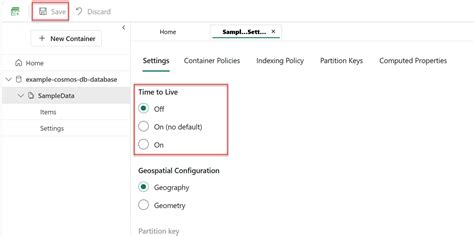 Configure Time To Live In Cosmos Db Database Preview Microsoft Fabric Microsoft Learn