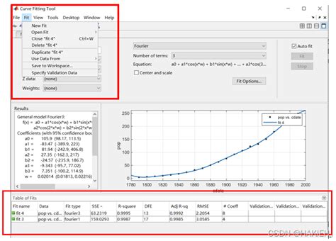 数学建模如何用matlab工具箱偷懒matlab的curve fitting tool的详细上手教程 csdn博客
