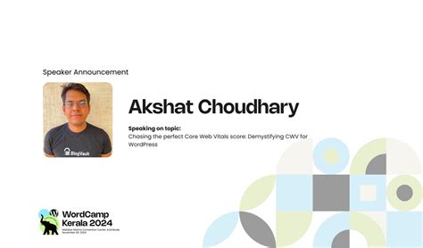 Introducing Our First Speaker Akshat Choudhary Wholl Talk About