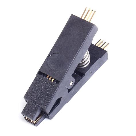Electronic DIY BIOS Programmer IC Testing Clip Clamp SOP8 8 Pin Test Clip For 24 25 93 Circuits