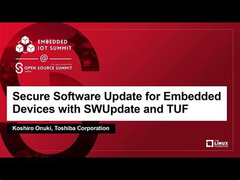 Free Video Secure Software Update For Embedded Devices With Swupdate